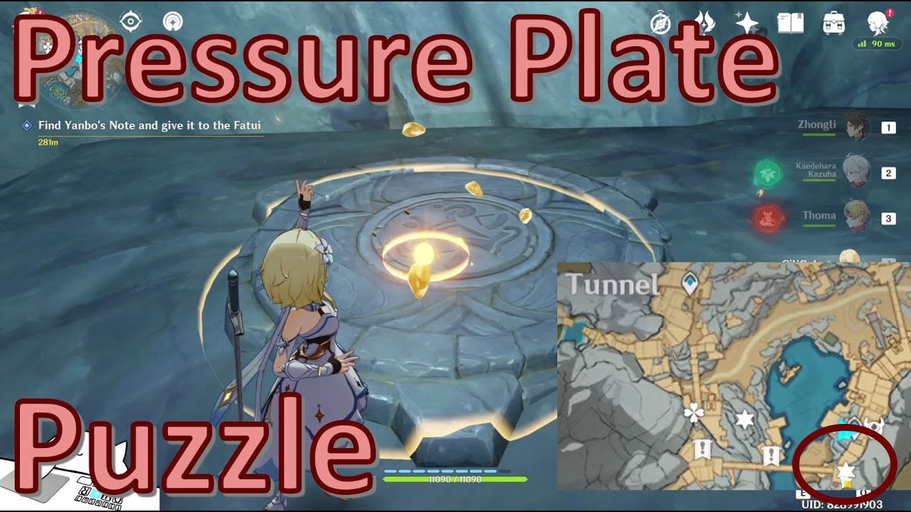 Pressure Plate Puzzle At SouthEast of Ad-Hoc Main Tunnel - YouTube