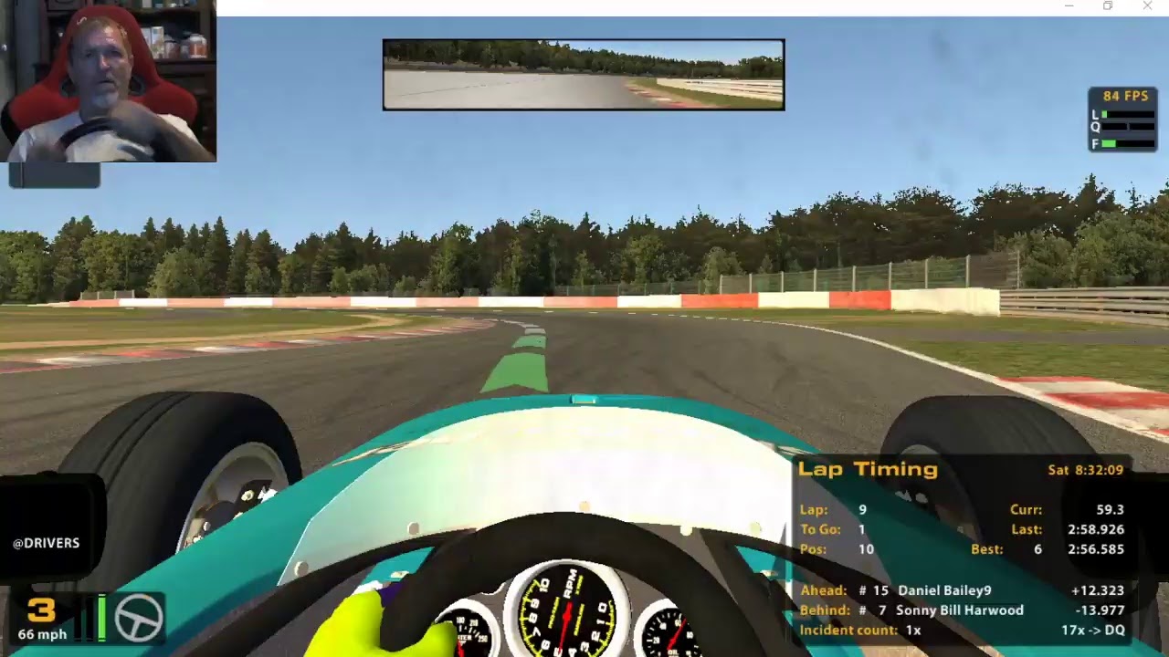 iRacing (Wheel/Seat rig) Promoted to class C! Formula F3! Omg FAST ...