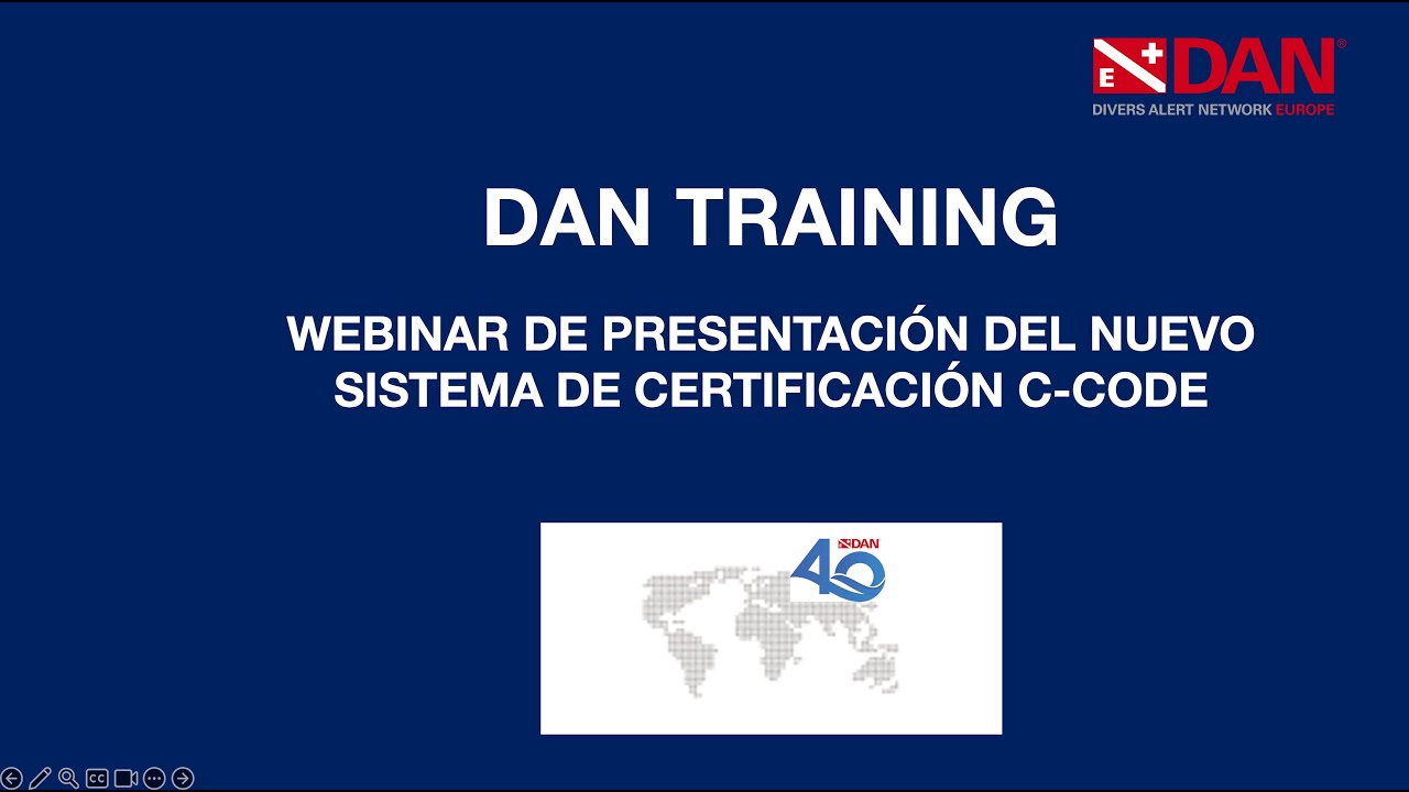 DAN Training C-CODE Webinar, España 27 Sep 2023 - YouTube