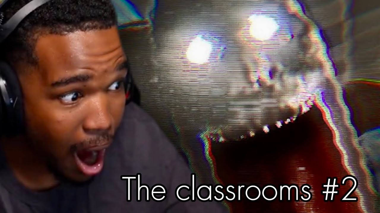 THE MONSTERS CAN HEAR ME! | The Classrooms Horror Game #2 - YouTube