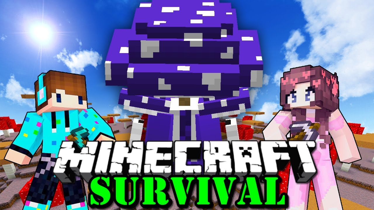 ARMOR DAN SENJATA YANG TERBUAT DARI JAMUR AJAIB !! Minecraft Survival ...
