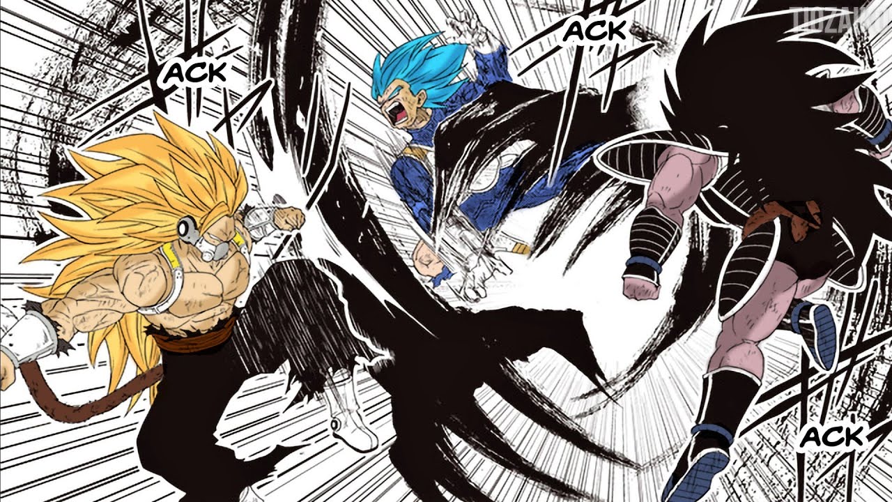 Vegeta vs Turles y Cumber Manga Dragon Ball Heroes - YouTube