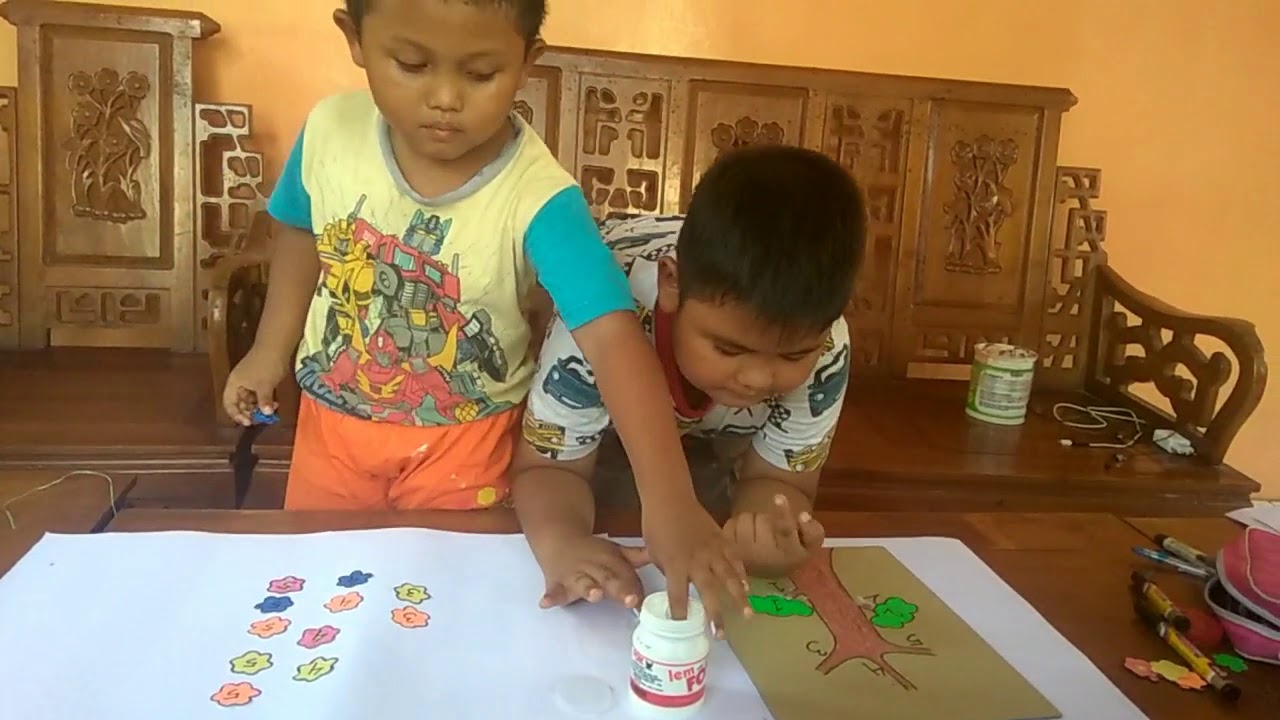Metode bermain/ media bermain Pohon angka - YouTube