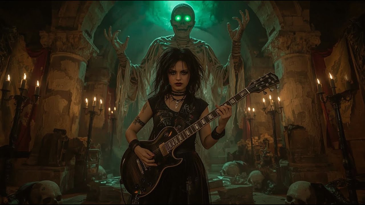 Cursed Pharaoh Reborn | A Dark Symphony of Heavy Metal | Cinematic AI ...