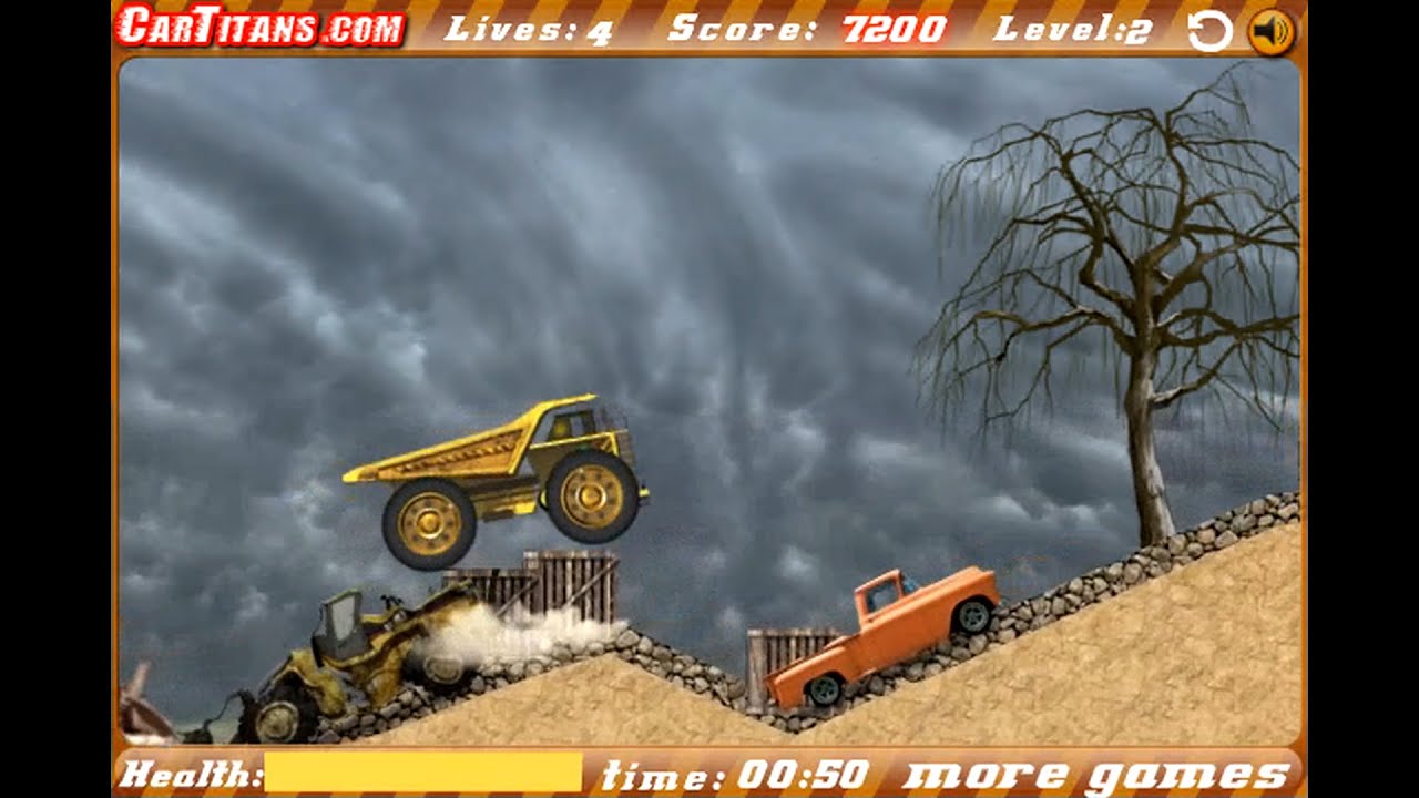 Flash Game: Dumper Truck - YouTube