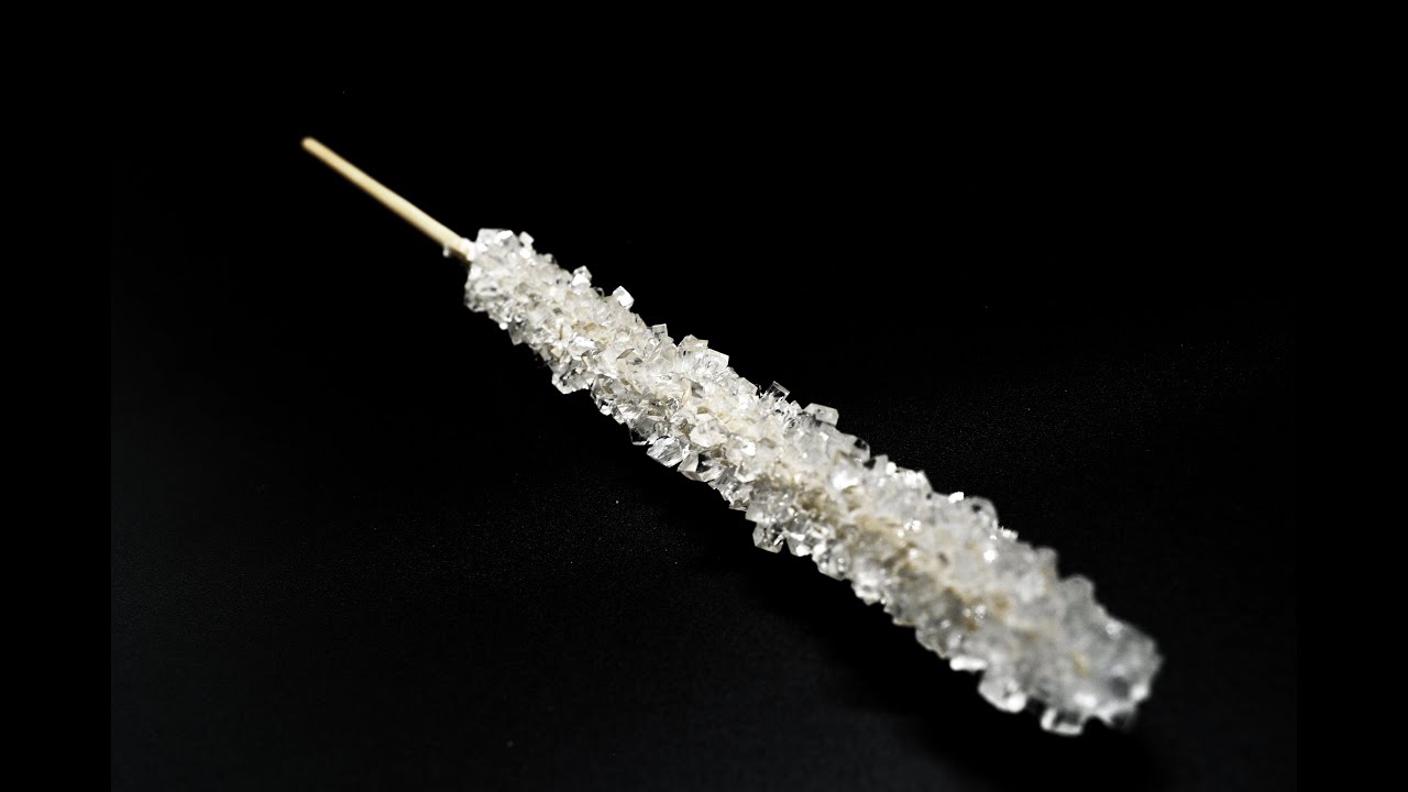 Growing Rock Candy Time Lapse - YouTube