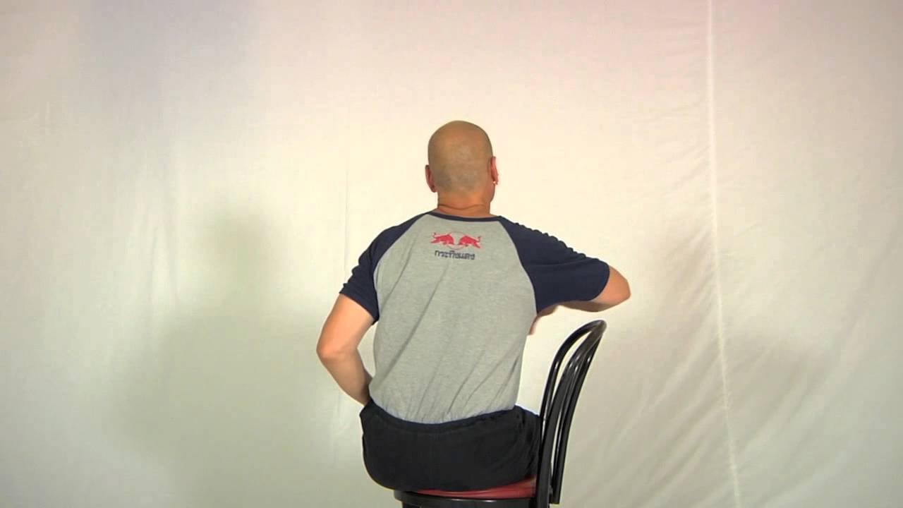 Chair Rotation, excellent for back pain | Kit Laughlin from Stretch ...