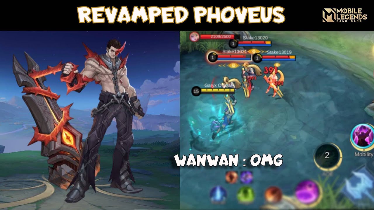 REVAMP PHOVEUS MOBILE LEGENDS || REVAMP HERO MLBB || MOBILE LEGENDS ...
