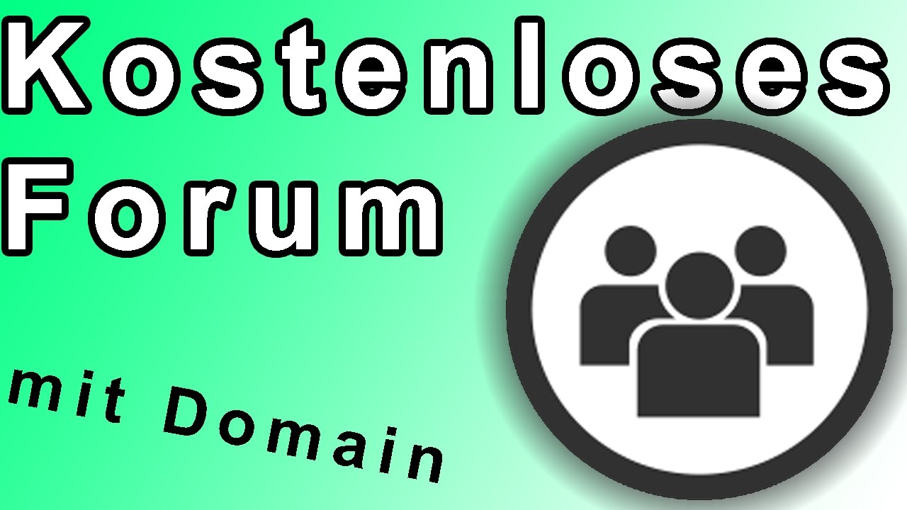 KOSTENLOSES Internetforum mit Domain - Forumprofi.de - YouTube