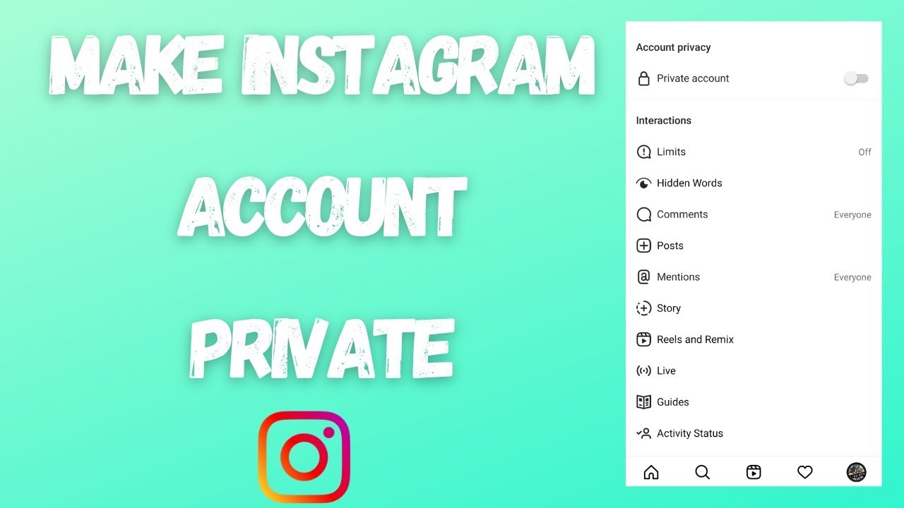How To Make Your Instagram Account Private YouTube how-to-make-your-instagram-account-private-youtube