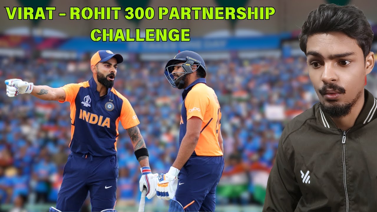 Virat - Rohit 300 Partnership Challenge - CRICKET 24 - Hardest ...
