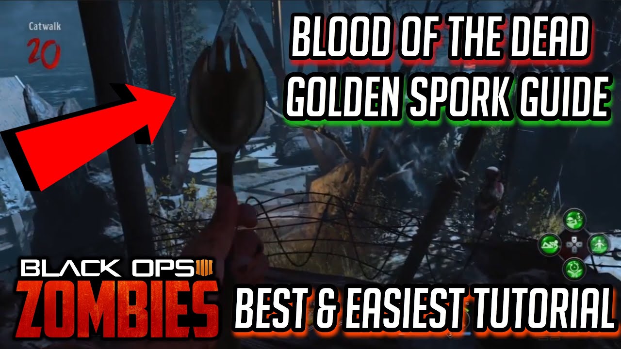 GOLDEN SPORK & SILVER SPOON TUTORIAL ON BLOOD OF THE DEAD! BEST ...