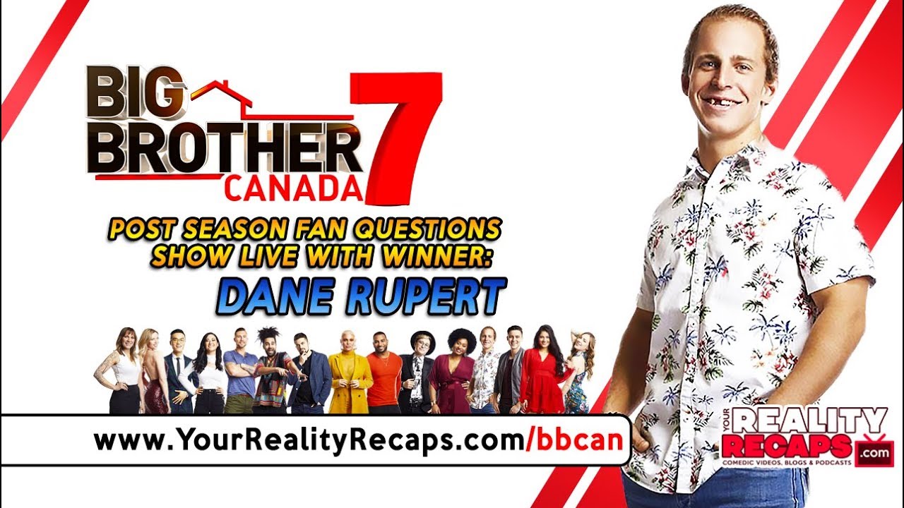 #BBCAN7 POST SEASON: Live With Winner Dane Rupert! - YouTube