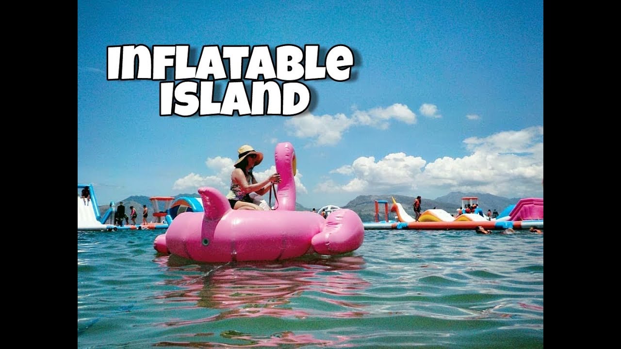 What to expect at Inflatable Island - YouTube