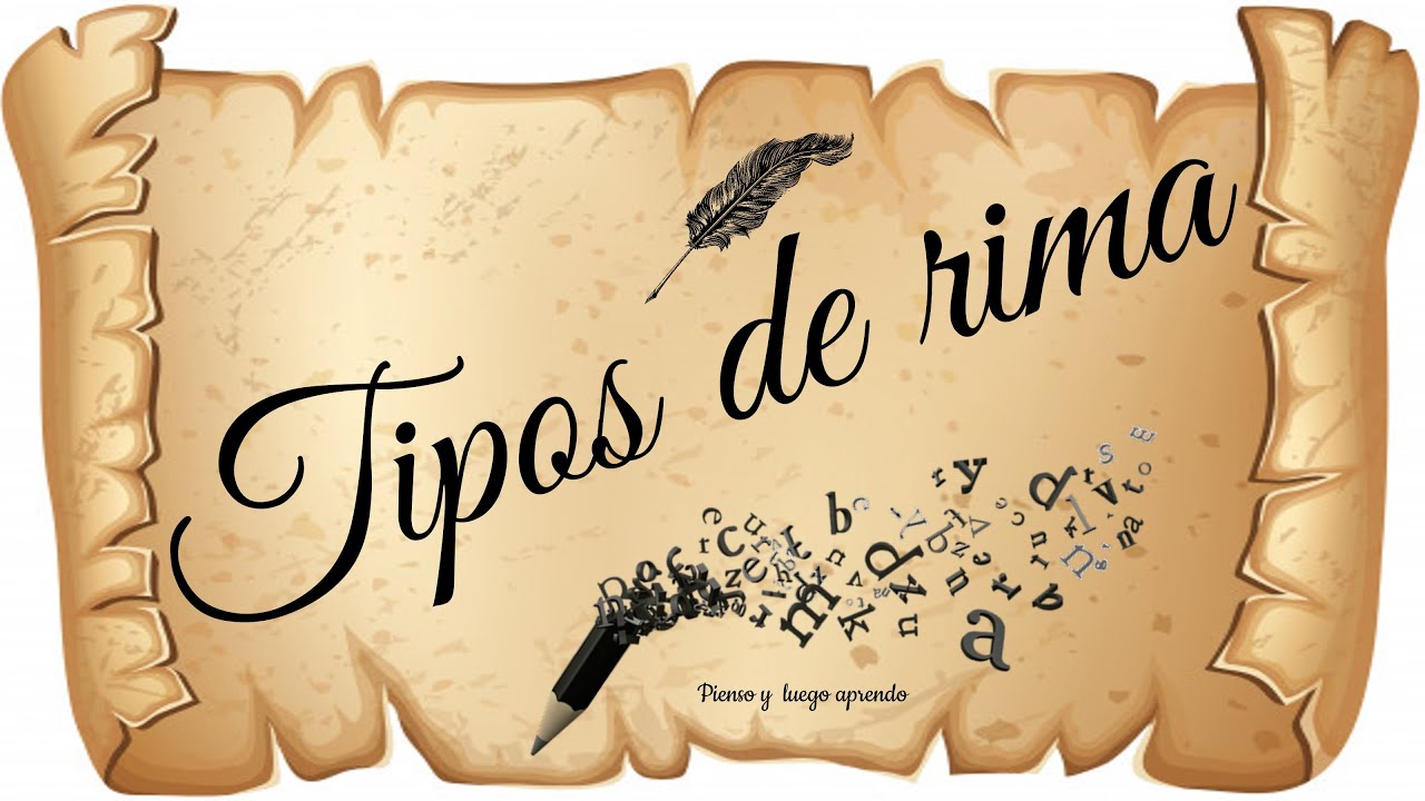 La rima: rima asonante y consonante - YouTube
