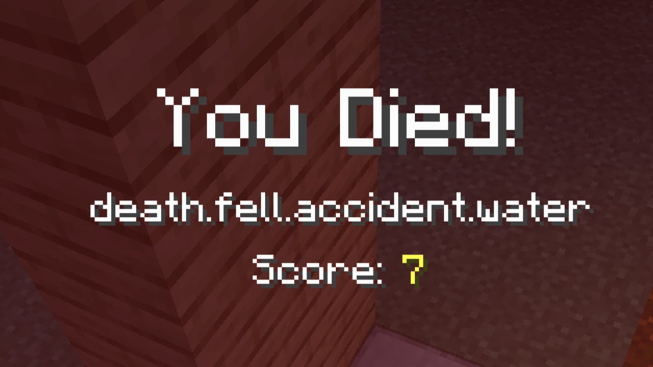 rarest death message ever in minecraft - YouTube