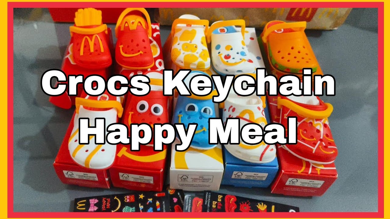 McDonald's Crocs Happy Meal Keychain - YouTube