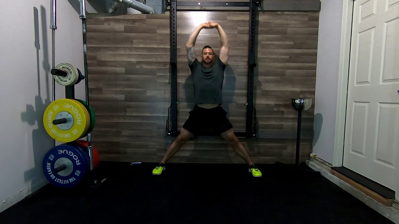 Split Stance Reach Through to Overhead Reach - YouTube