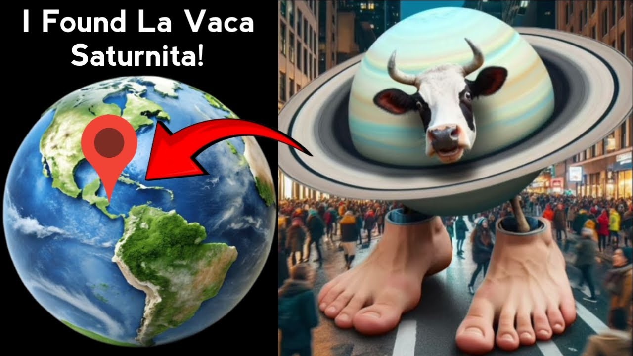😶‍🌫️😱I Found La Vaca Saturnita in google maps and google earth #map # ...