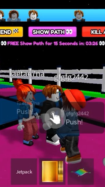 Glass Bridge played in Roblox game | Pink Guard in Roblox #shorts # ...