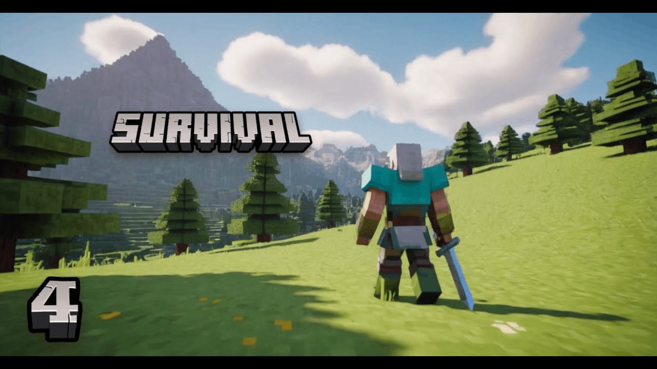Minecraft Survival | Ultra Realistic Minecraft | Survival Series #4 ...