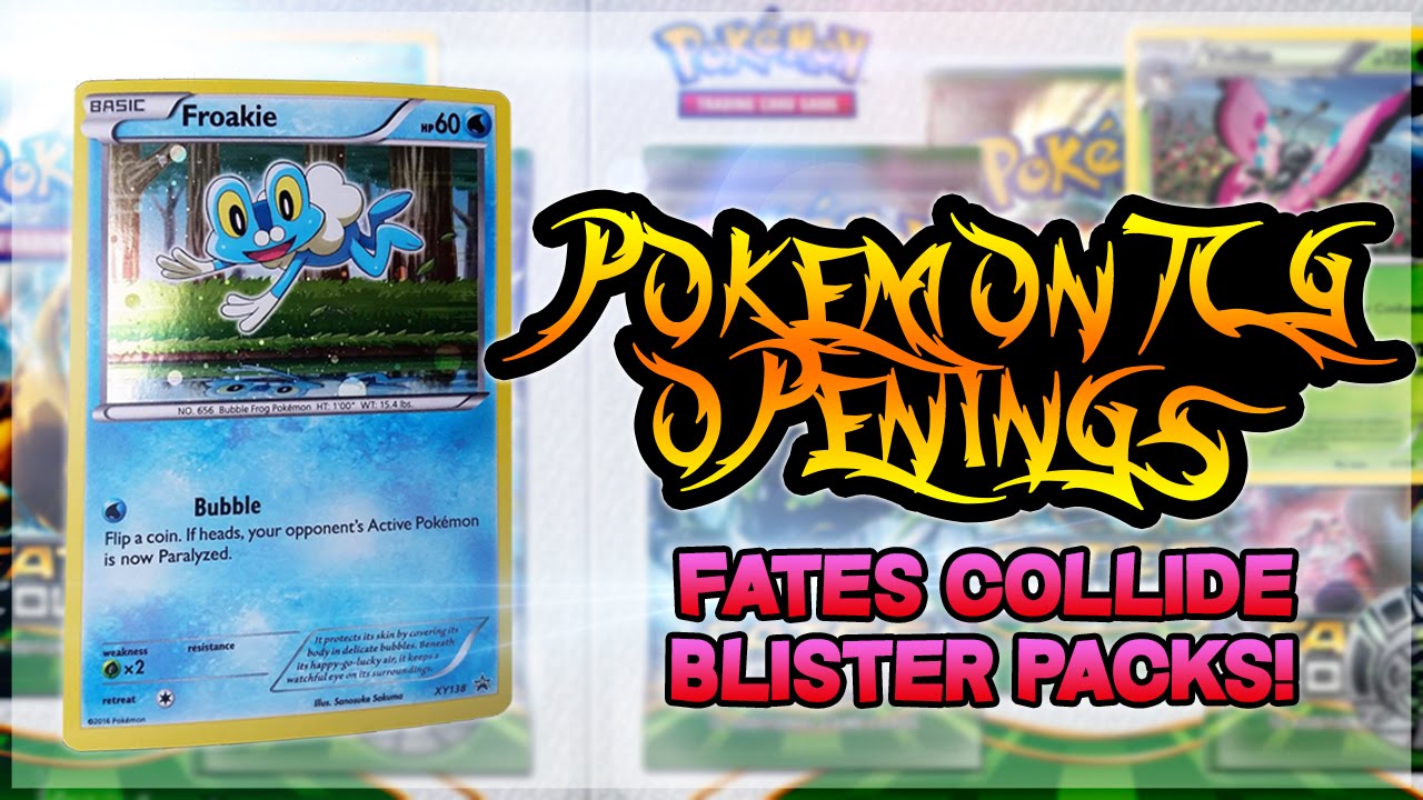 Pokemon TCG: Fates Collide Promo Blister #1 [Froakie Promo] - YouTube