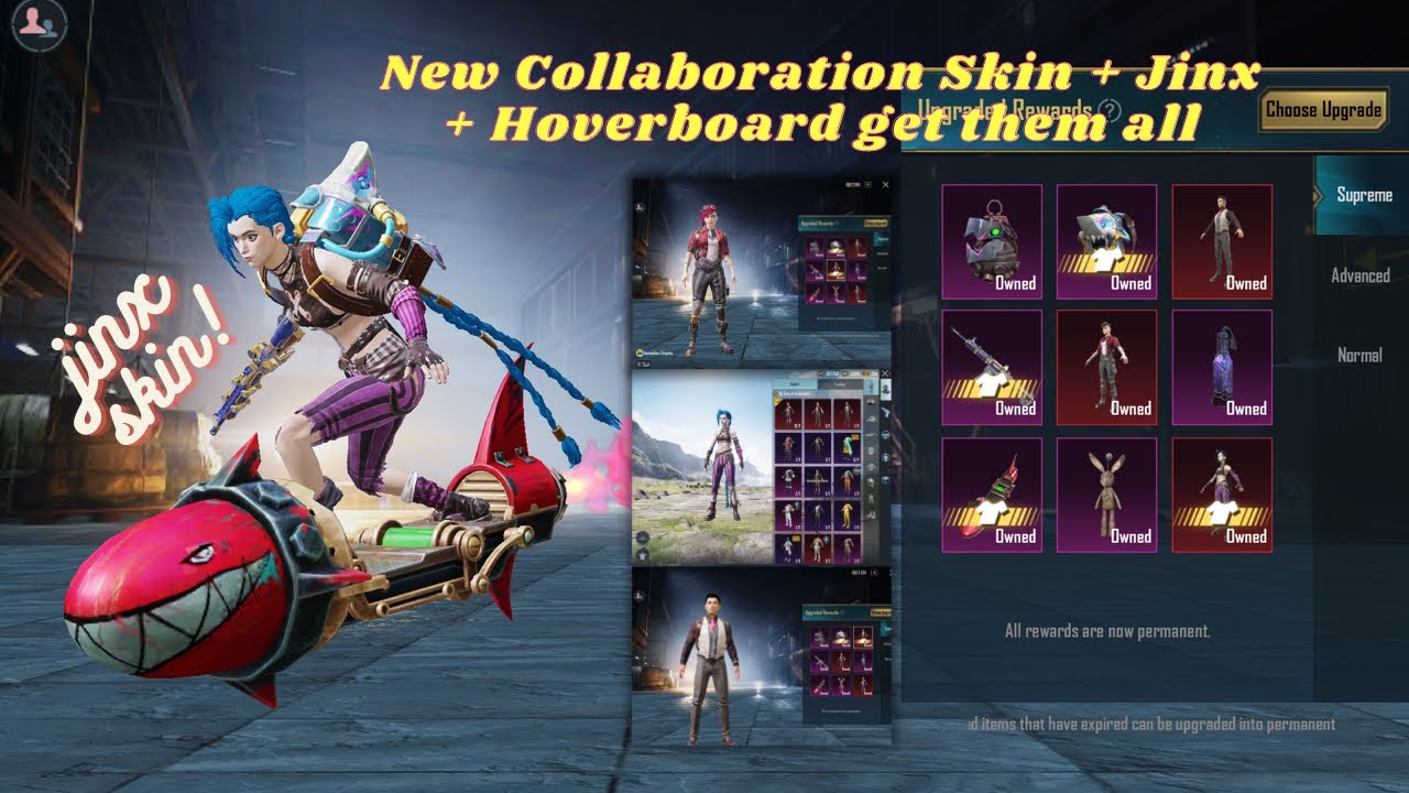 Pubg Mobile || jinx || Hoverboard || Let’s get them all !!! - YouTube