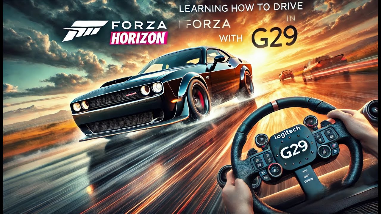 Learning How to Drive in Forza Horizon with G29 - YouTube