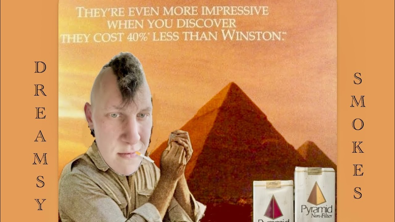 Smoking vintage 1988-1990 Pyramid non-filtered cigarette review - YouTube