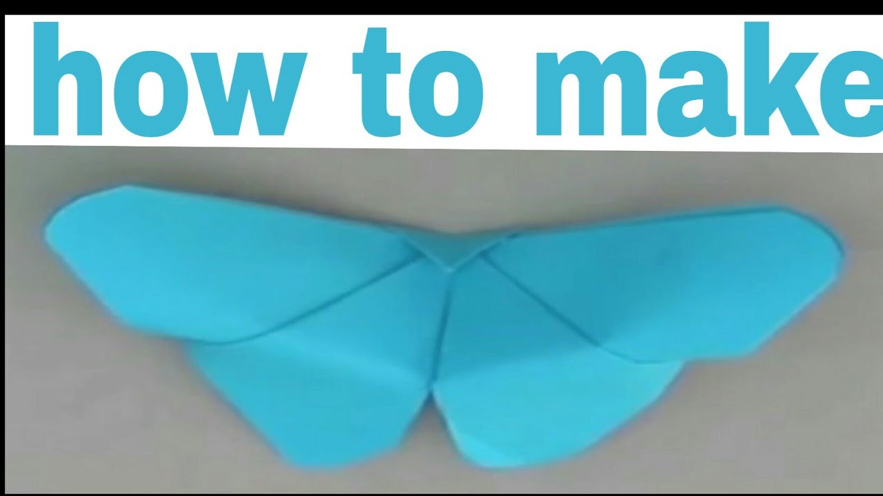 How to make butterfly - YouTube