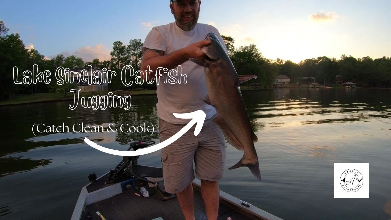 Lake Sinclair Catfish Jugging (catch clean & cook) - YouTube