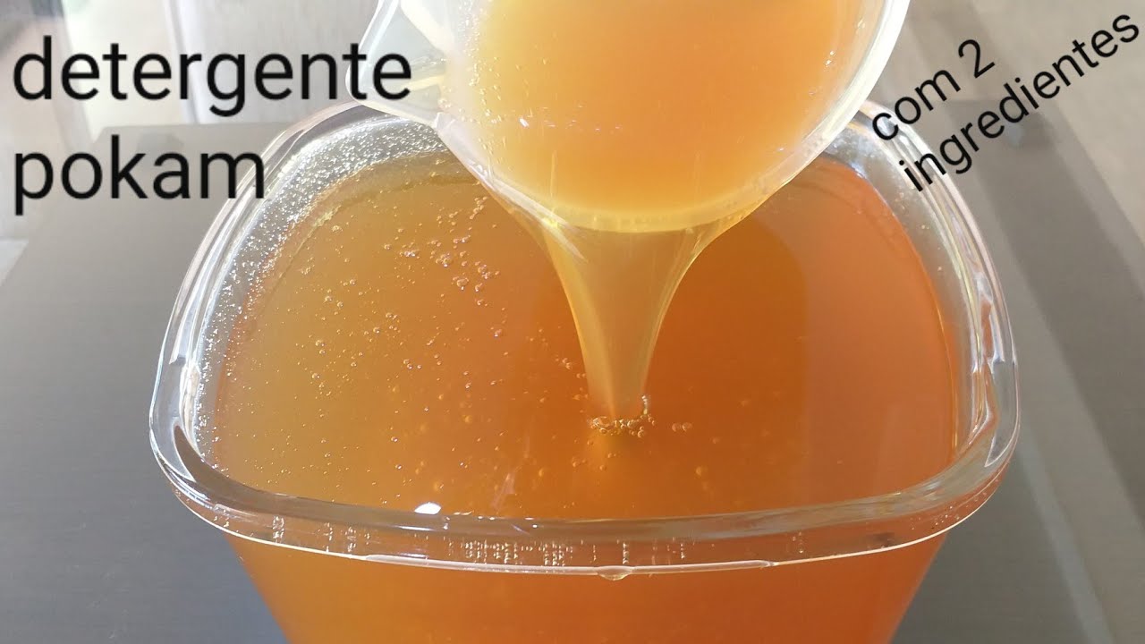 COMO FAZER DETERGENTE POKAM COM 2 INGREDIENTES TOTALMENTE GLICERINADO ...