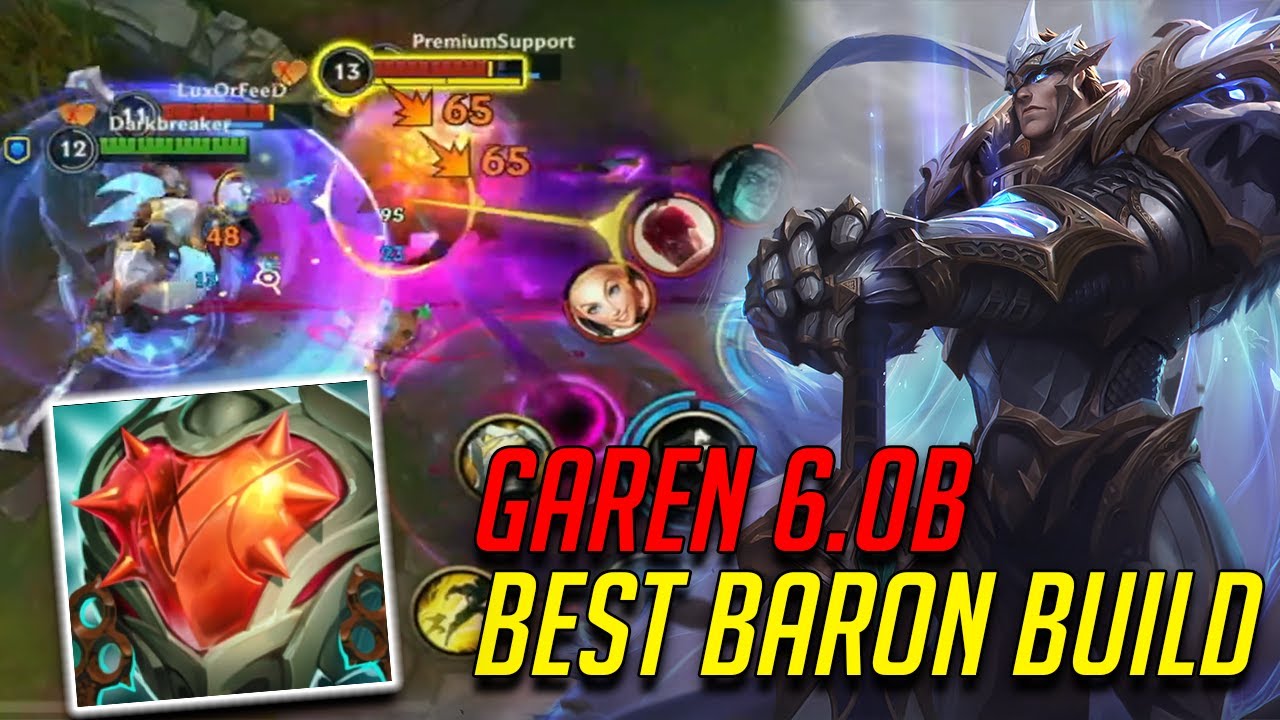 PICK GAREN IF YOU WANT FREE WINS IN BARON LANE LOL... - YouTube