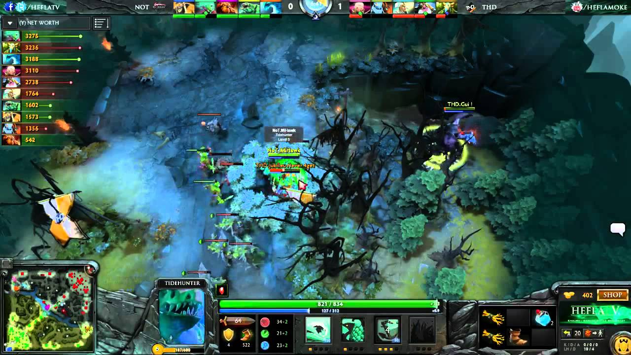 Dota Regions ||| Not Today vs THD ||| Game 1 - YouTube