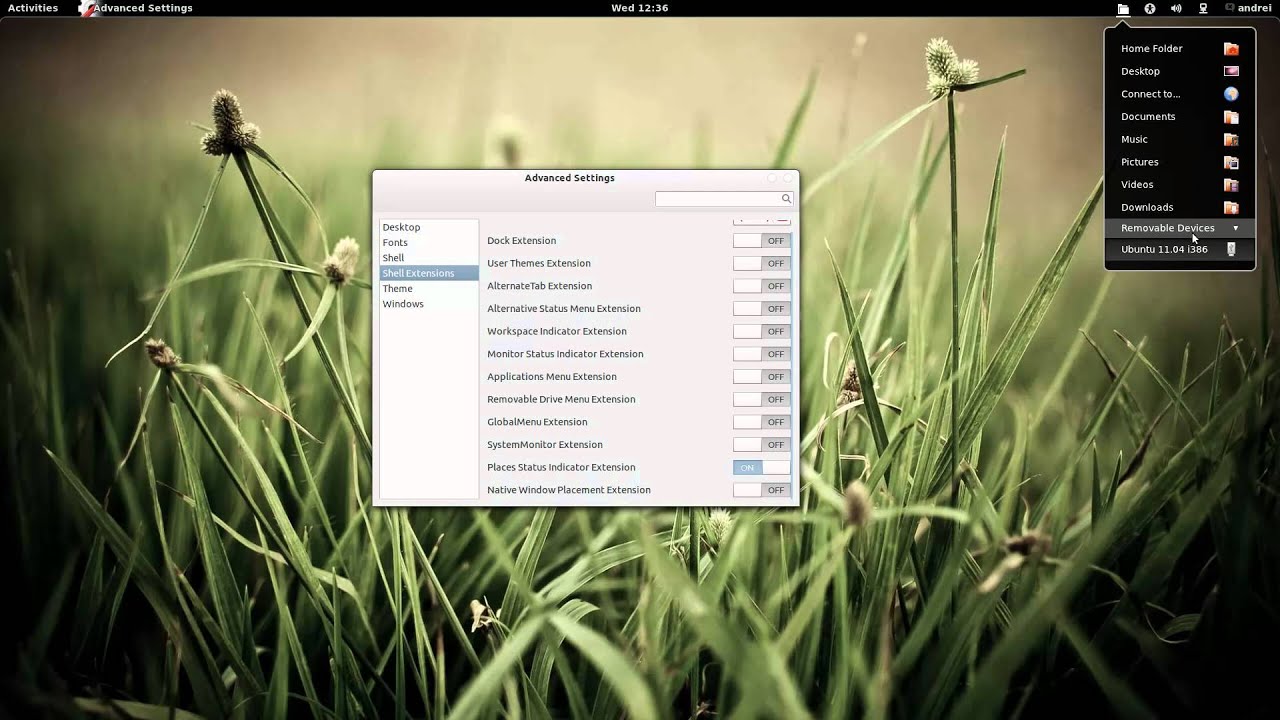 GNOME Shell Extensions 3 2 0 YouTube gnome-shell-extensions-3-2-0-youtube