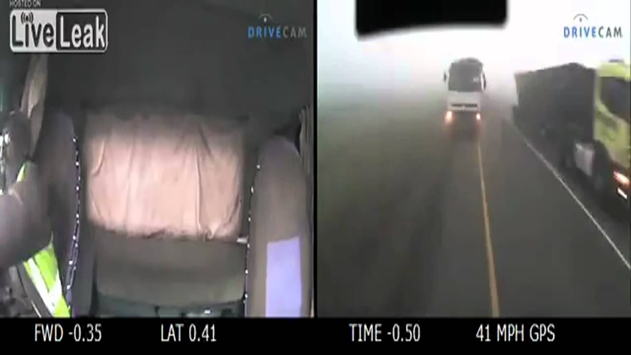 Near miss truck driving incident. - YouTube