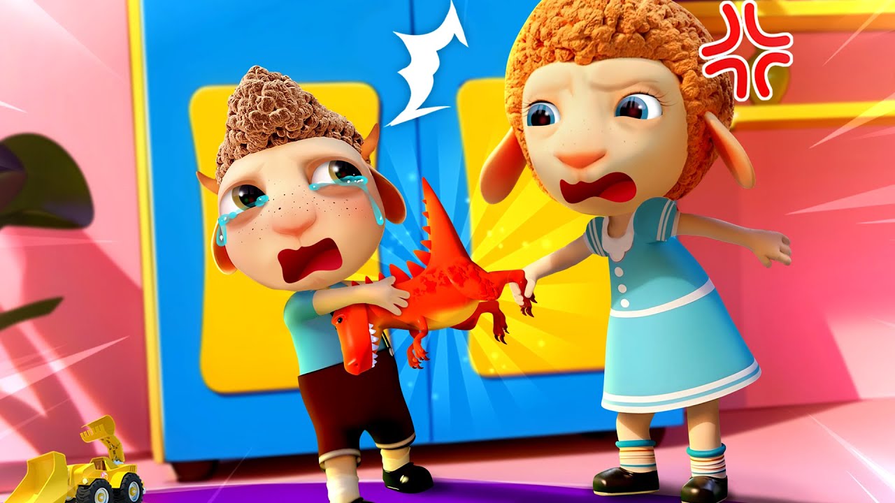 Don't Take my toy! Dolly and Brother | Funny Cartoon for Children ...