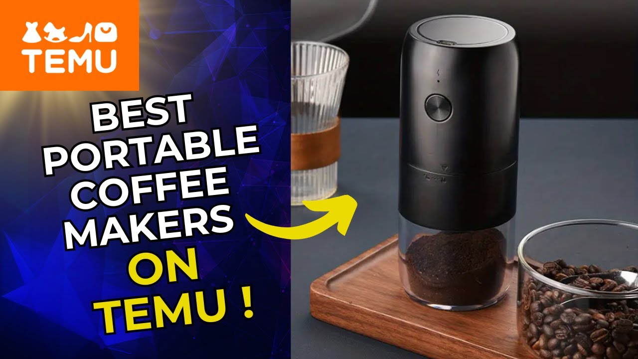 TOP 5 - Best Portable Coffee Makers on Temu 2025 - YouTube