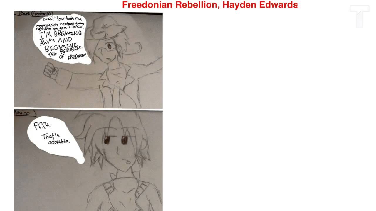 freedonian, mier y TERAN, and law of 4/6/1830 - YouTube