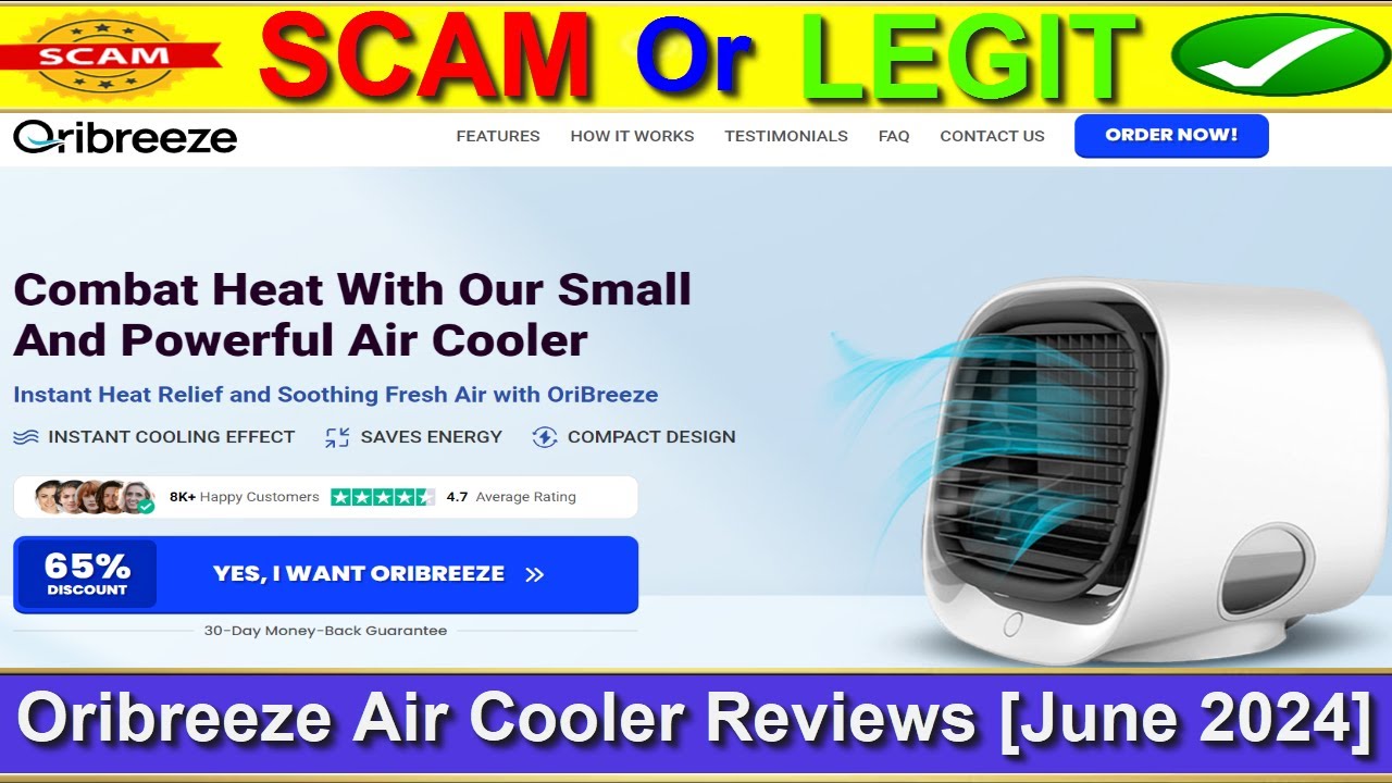 Oribreeze Air Cooler Reviews (June 2024) - Is Ori Breeze An Original ...