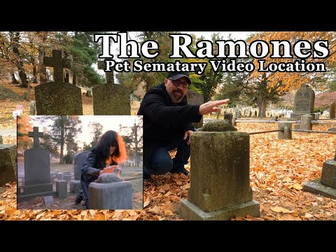 The Ramones Pet Sematary Video location & Joey Ramone's grave - YouTube