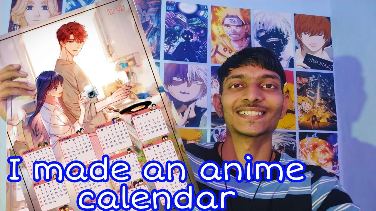 Diy Calendar | Diy Anime Calendar | How to make Calendar | Anime ...