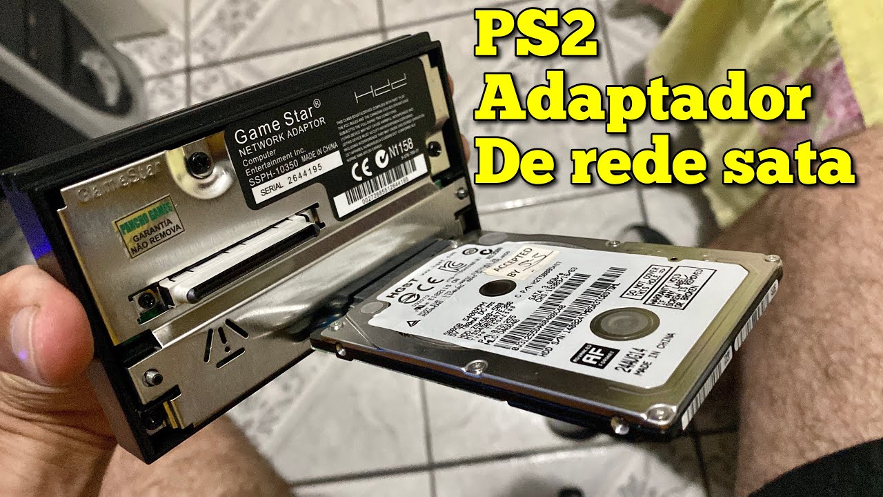 ADAPTADOR DE REDE E HD PARA PS2 FAT - - YouTube