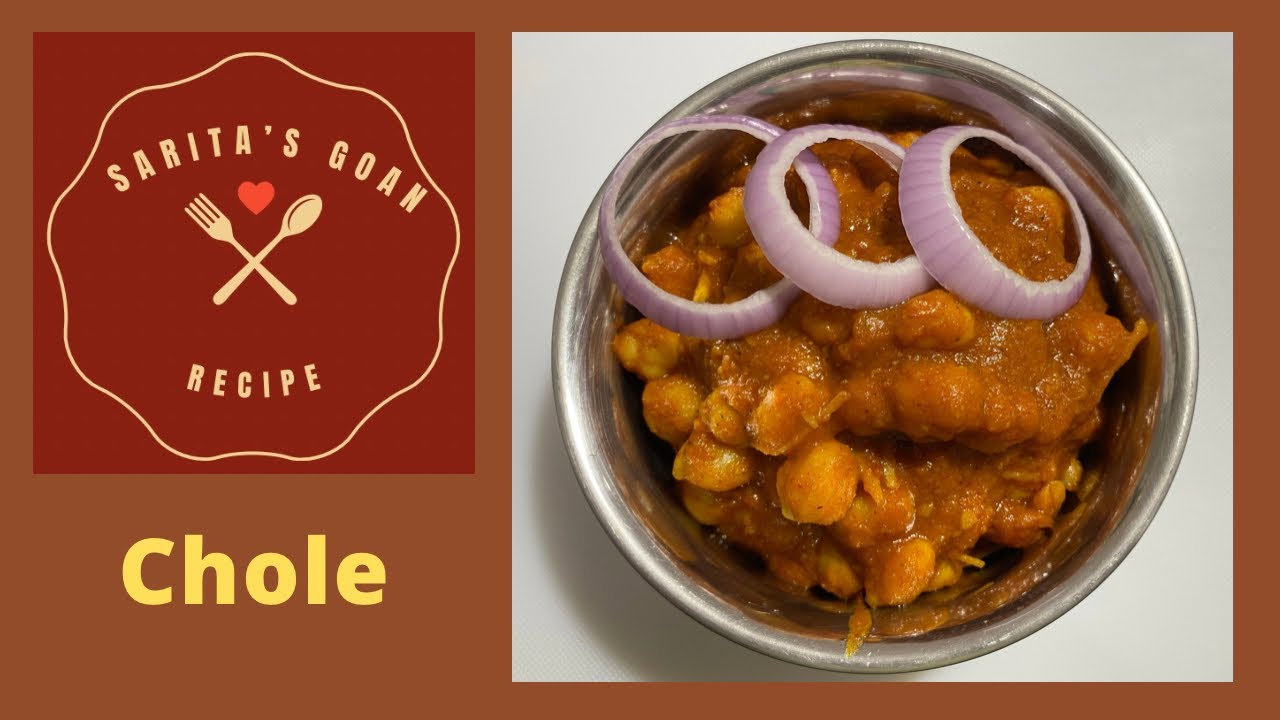 Chole | Kabuli Chana Bhaji | छोले रेसिपी | Sarita’s Goan Recipes - YouTube