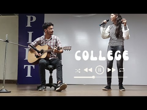 college girl singing performance / piet college - YouTube