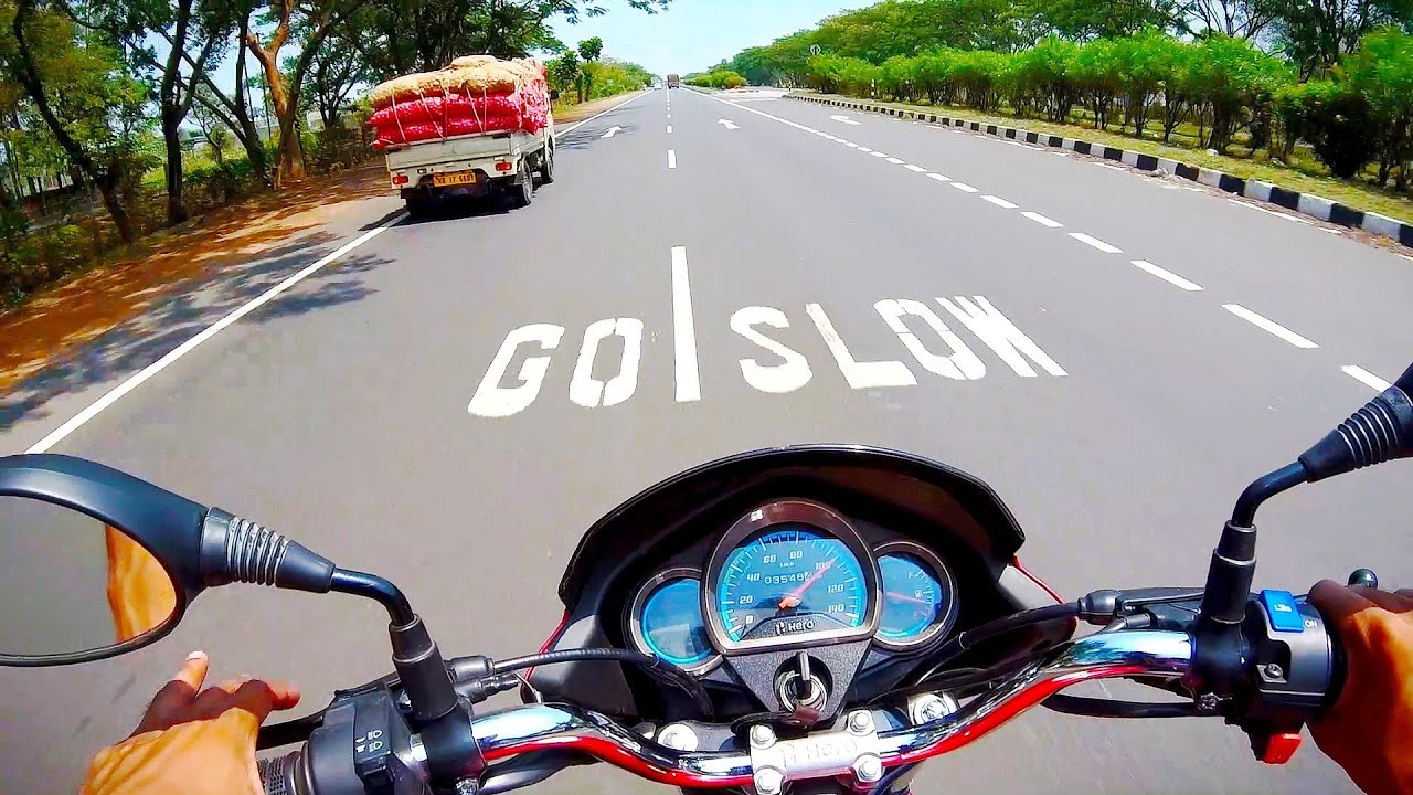 Hero Super Splendor Top Speed in Short - YouTube