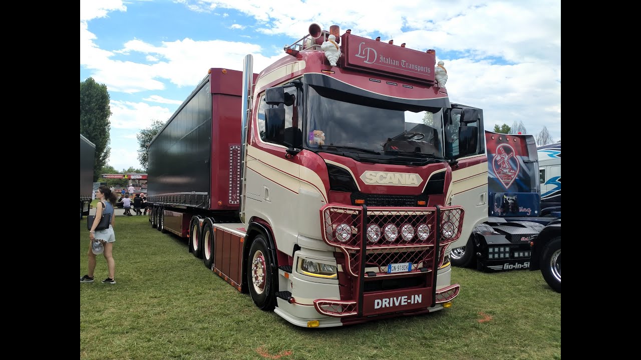 SCANIA LD Italian Transports "Drive-In" - Truckriver 2023 - YouTube