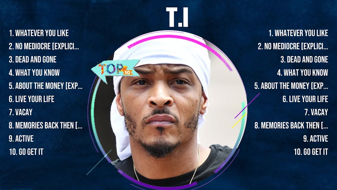 T.I Mix Top Hits Full Album ️ Full Album ️ Best 10 Hits Playlist - YouTube