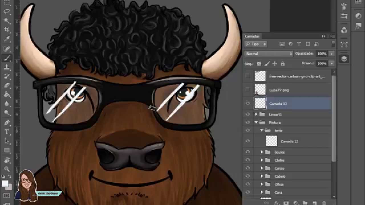 Avatar do Buffalo Head - SpeedPainting - YouTube