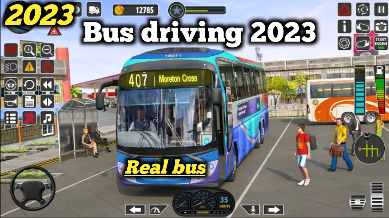 2023 bus simulator driving | bus driving game 2023 #gaming #bus # ...